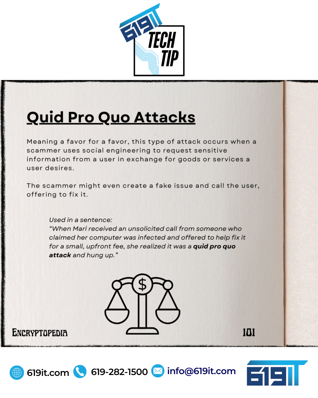 Quid Pro Quo Attacks - 619 IT-Best MSP in San Diego